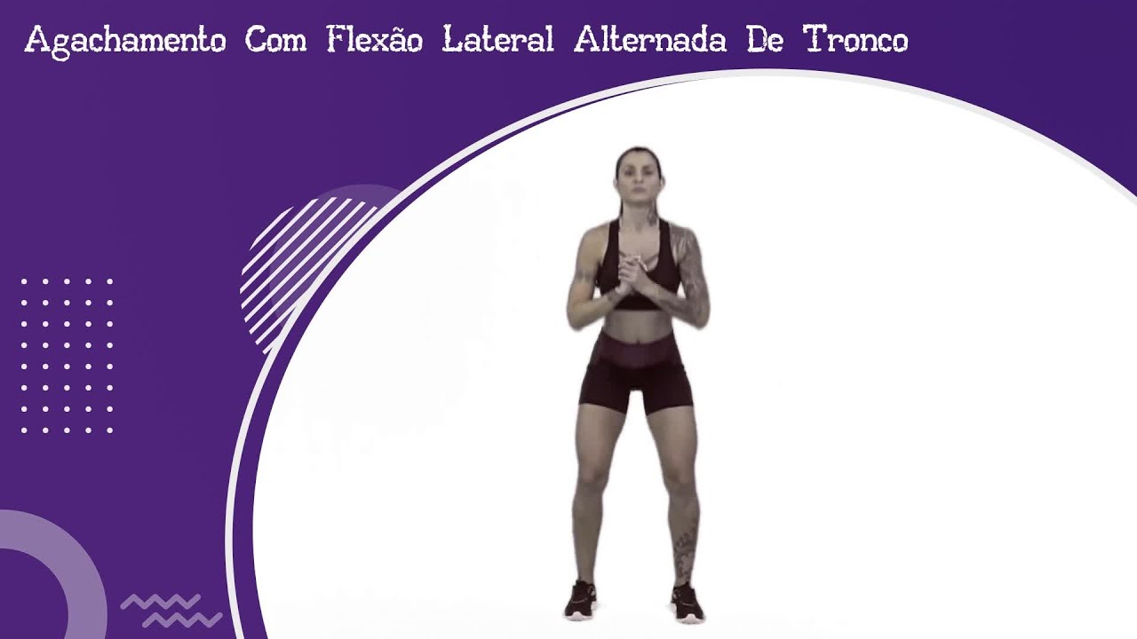 Agachamento Com Flexão Lateral Alternada De Tronco - YouTube