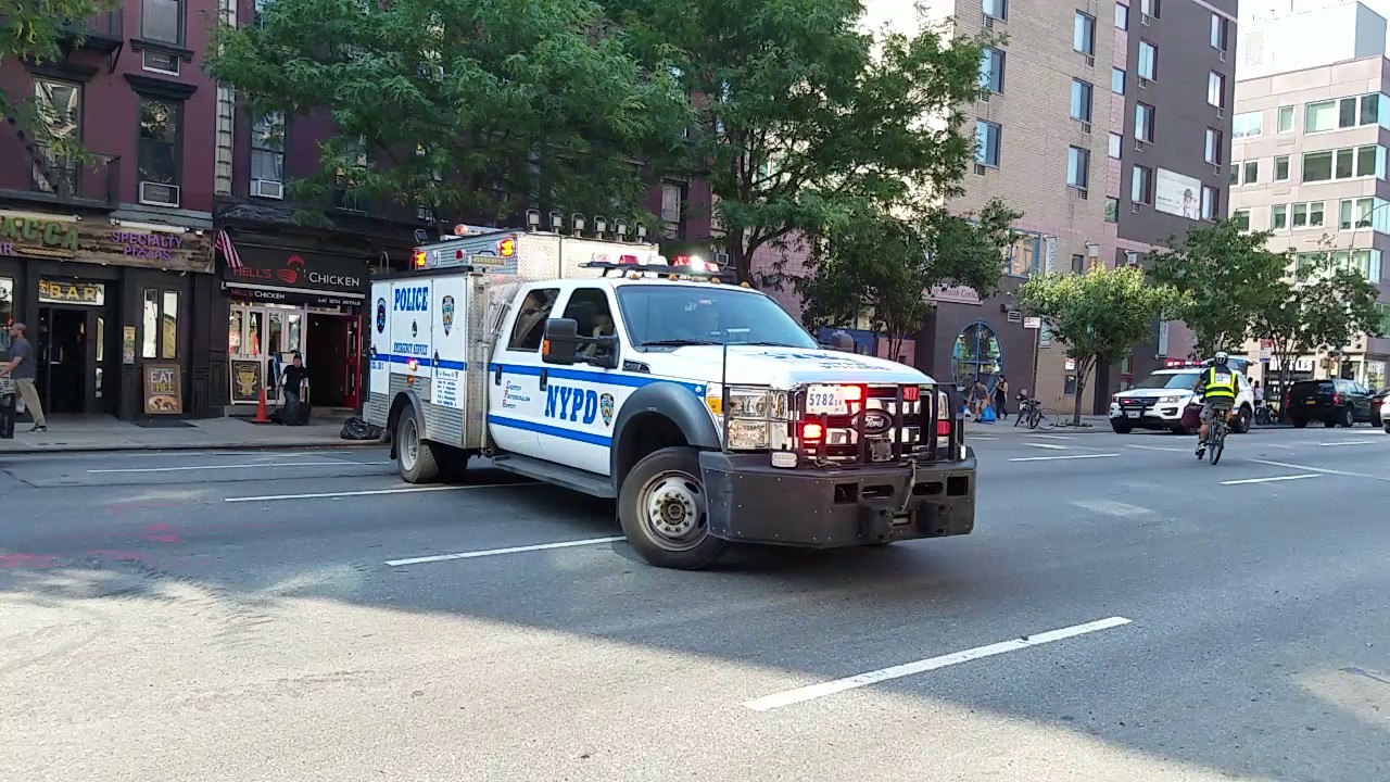 NYPD ESS Adam 2 Radio Emergency Patrol Truck Going Back To Harlem In ...