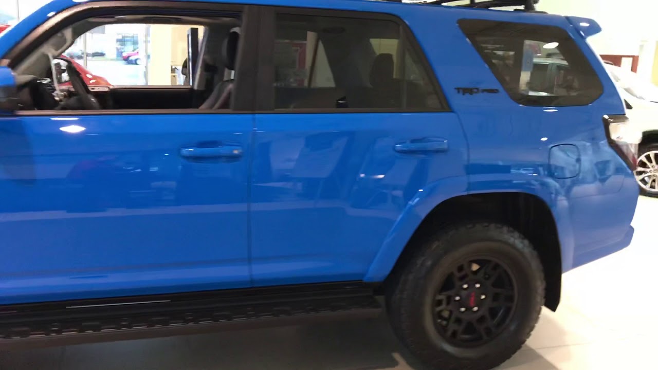 2019 4Runner TRD Pro in Voodoo Blue at Ken Ganley Toyota - YouTube