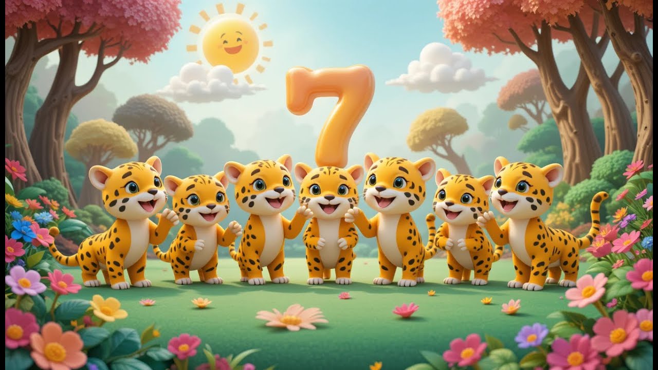 Jaguar Counting Song | Learn Numbers 1 to 10 with Fast Jaguars for Kids ...