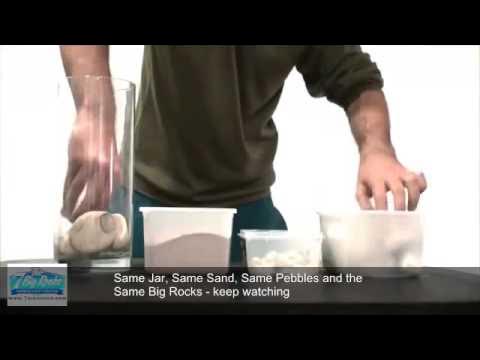 Prioritization Covey - 7 big rocks - YouTube