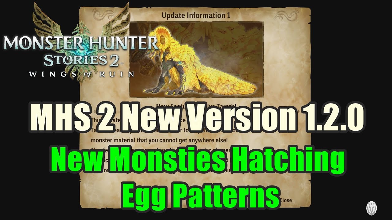 MHS 2 New Monsties Hatching and Egg Patterns New Version 1.2.0 Updated ...