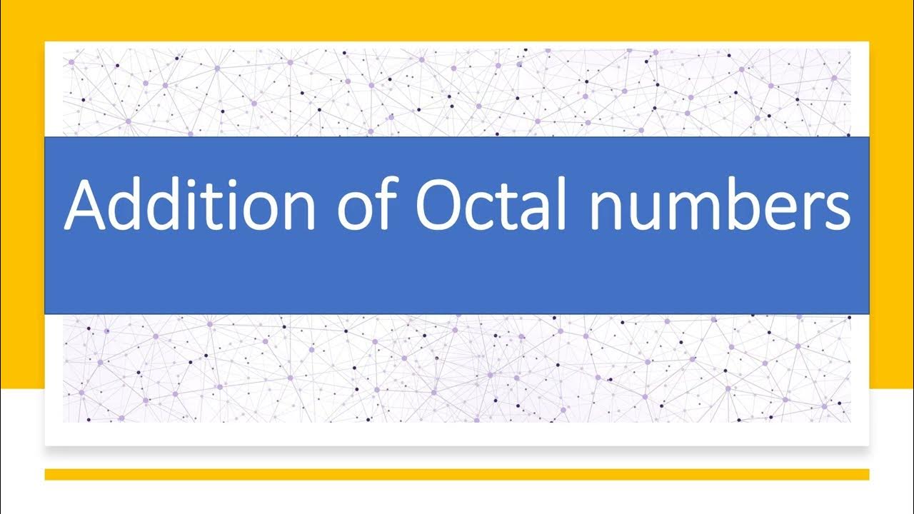 ADDITION OF OCTAL NUMBERS | PROBLEMS ON OCTAL ADDITION | DIGITAL ELECTRONICS | DIGITAL LOGIC ...