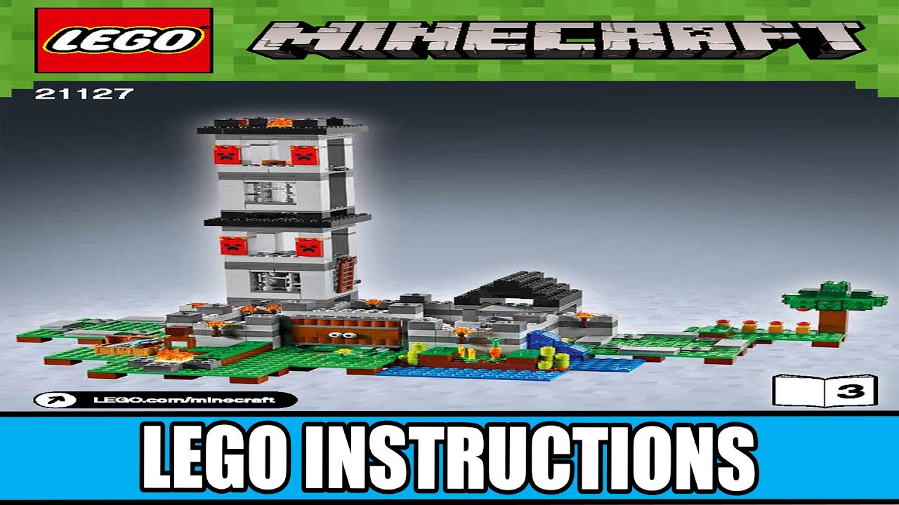 LEGO Instructions - Minecraft - 21127 - The Fortress (Book 3) - YouTube
