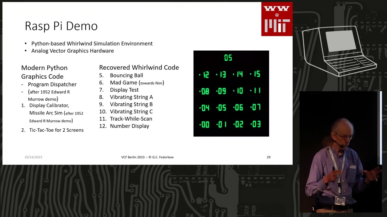 Recovery of Software from the 1950 Whirlwind Computer Project - YouTube