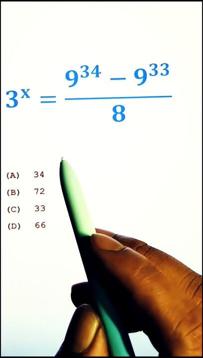 Nice Exponent Math Problem #shorts #maths - YouTube
