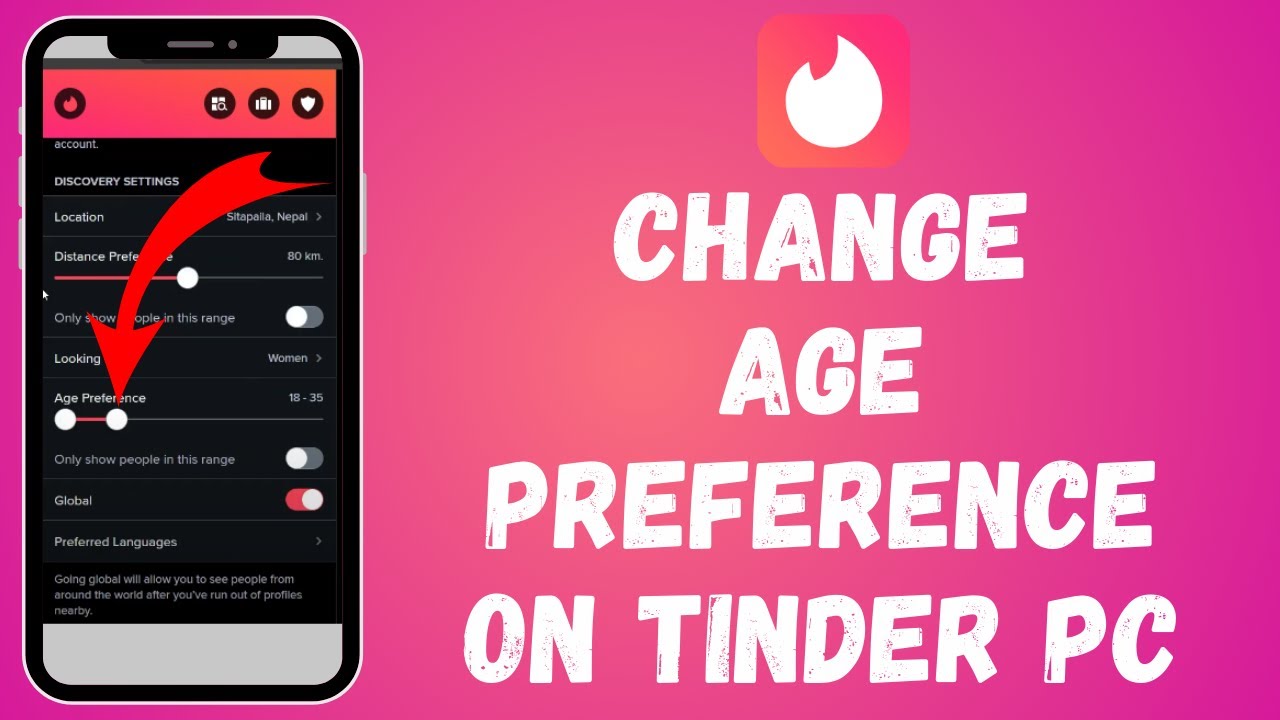 How to Change Age Preferences on Tinder Web (2024) - YouTube