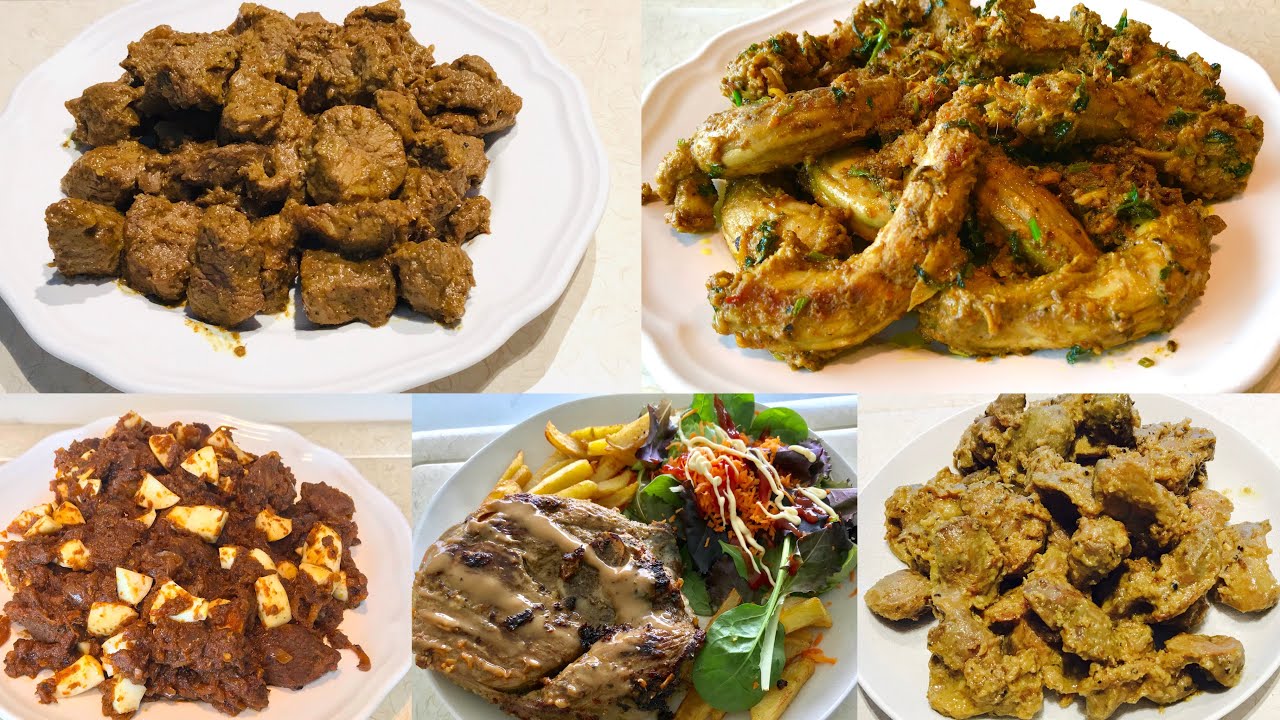 Mapishi 5 za nyama | Jinsi yakupika aina 5 za nyama : nyama kavu ...