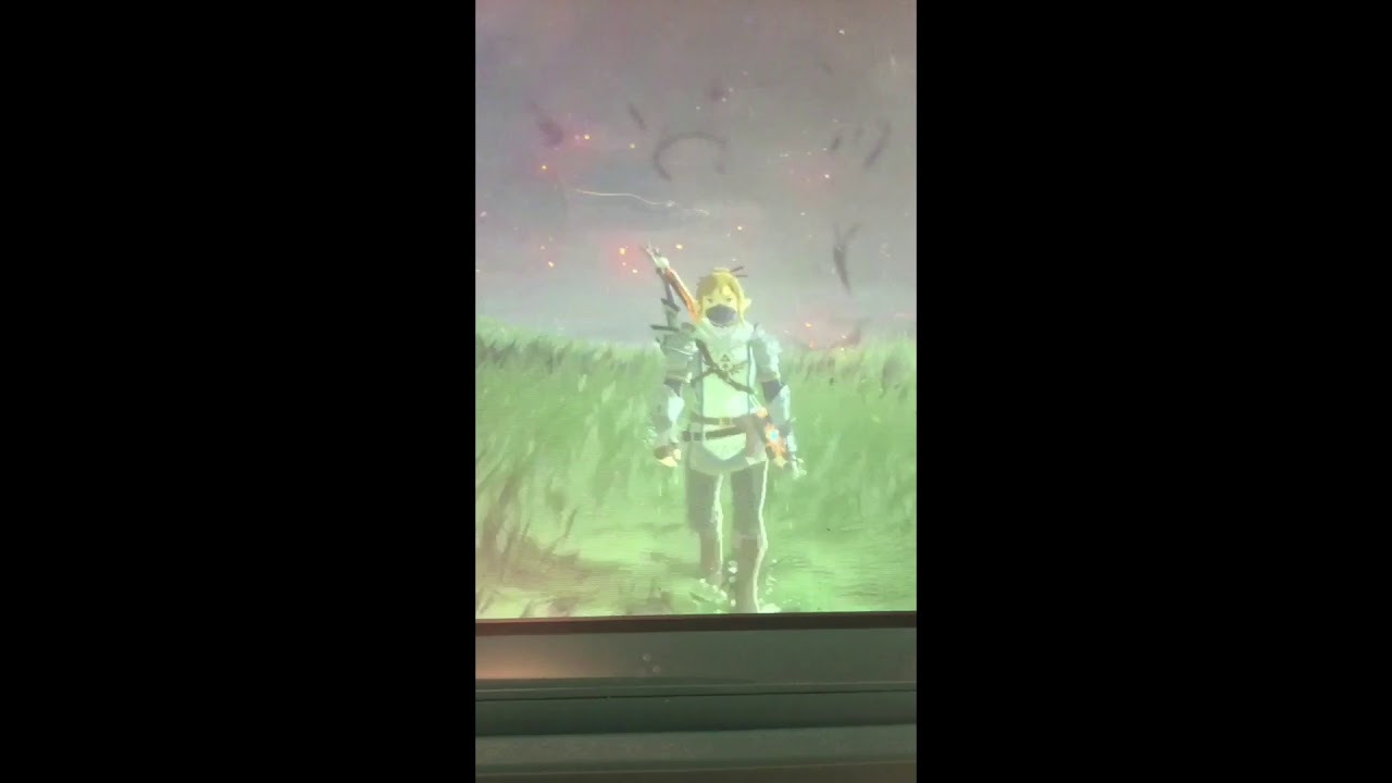 Link walks away from explosion || Zelda BotW - YouTube