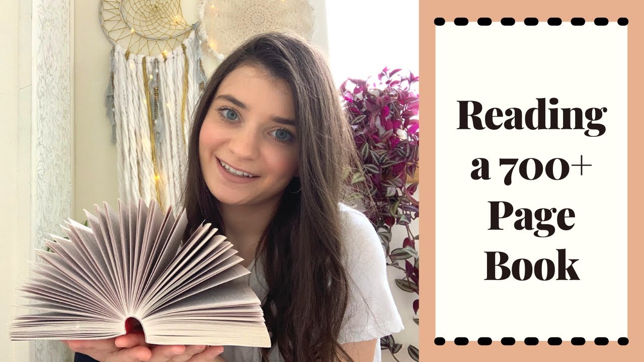 Reading Vlog: reading a 700+ page book - YouTube