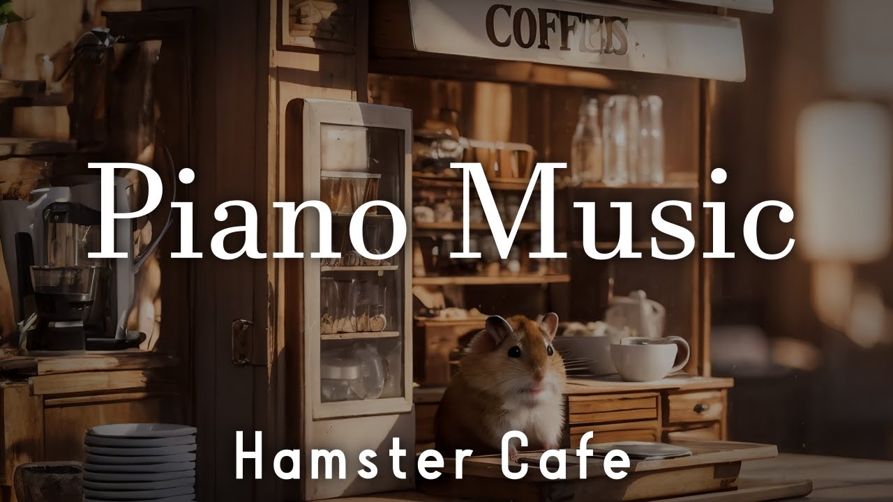 Morning Piano Music in Hamster Cafe | relax, study, work - YouTube