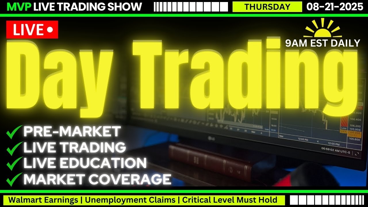 🔴LIVE Day Trading Stock Market Live Stream (Options & Futures ...