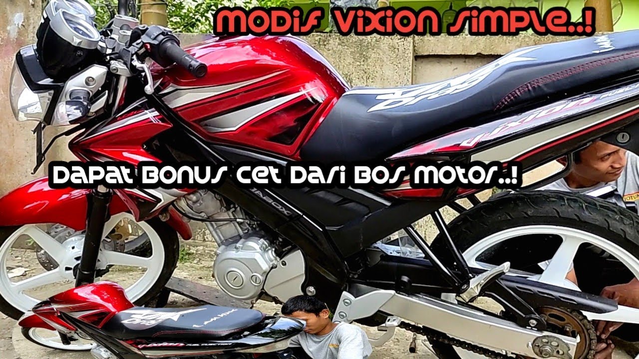 Hasil prihatin tabungan putra mas gusing bisa beli motor Vixion sendiri ...