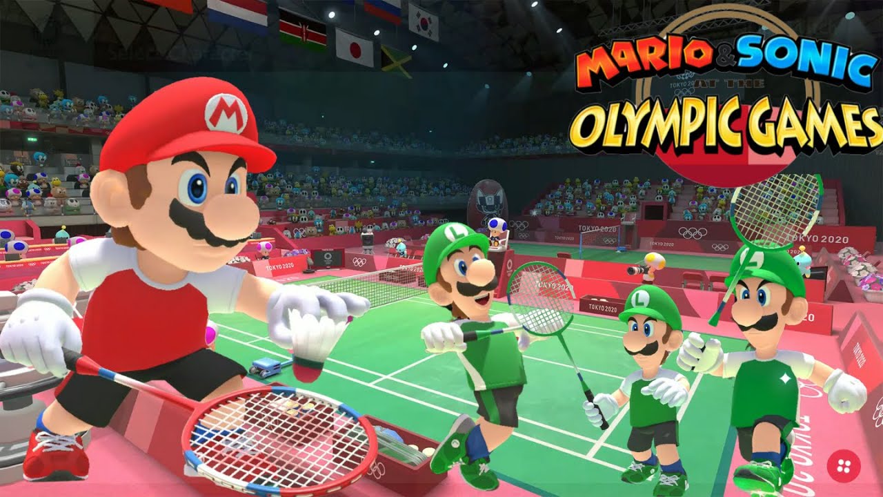 (BADMINTON)Mario & Sonic At The Olympic Games Tokyo 2020 - YouTube