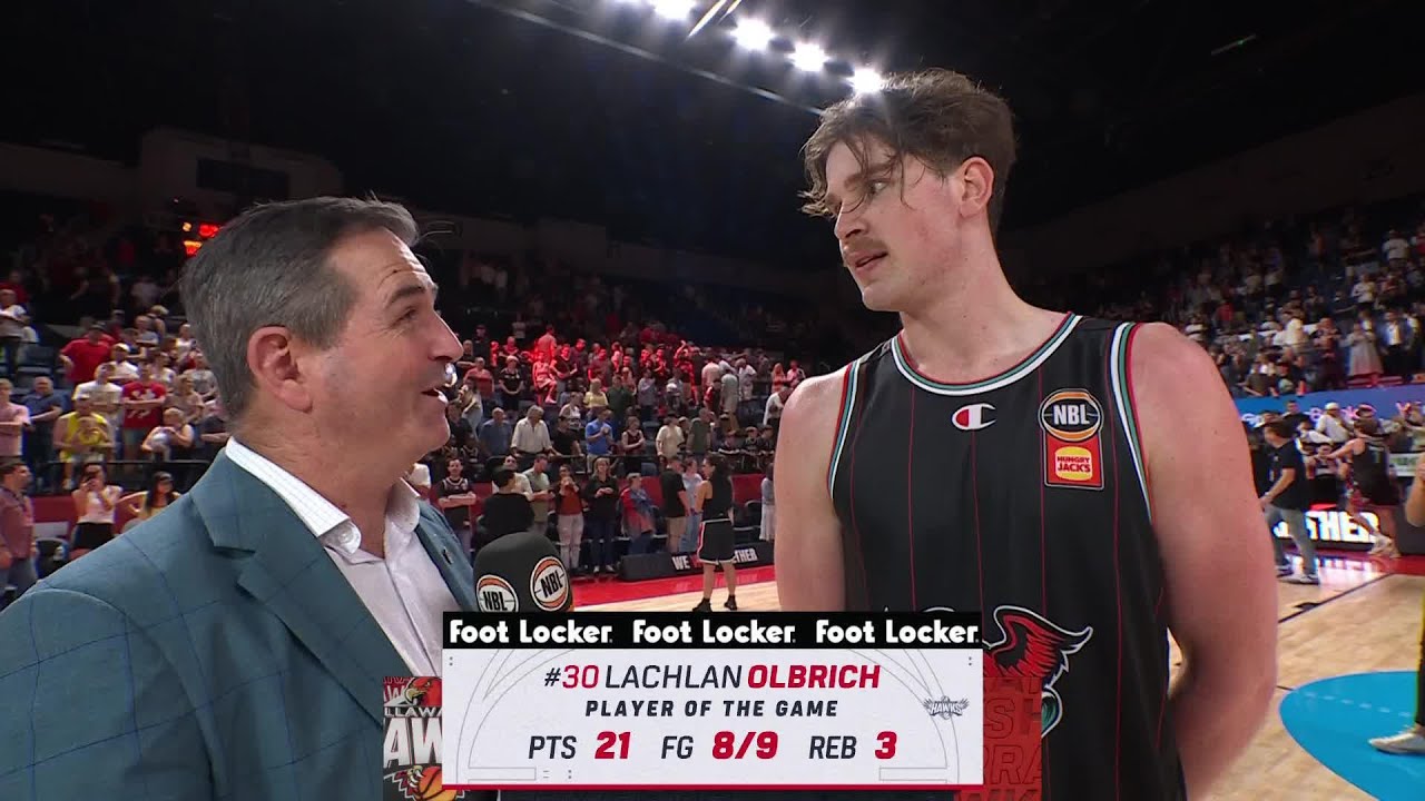 Lachlan Olbrich post-game interview vs New Zealand Breakers - Round 10 ...