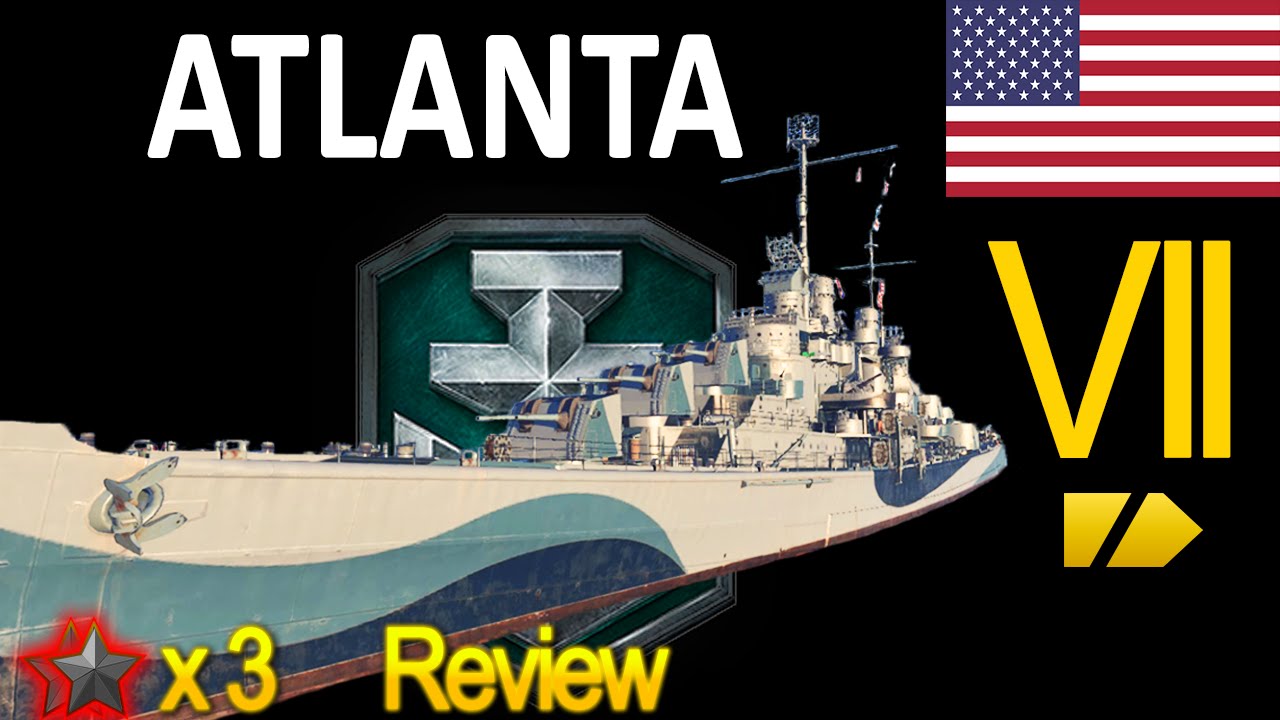 World of Warships - Atlanta - Replay(s)/Review - YouTube