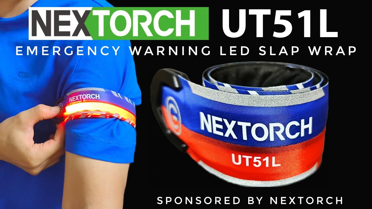 NEXTORCH UT51L - Emergency Warning LED Slap Wrap - A great device for ...