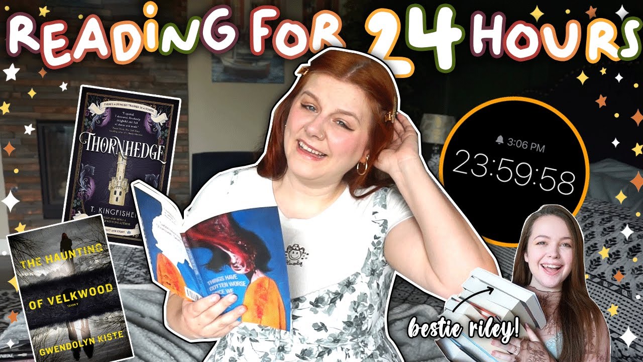 physically reading for 24 hours 📚⏰ this was a true test of my ADHD ...