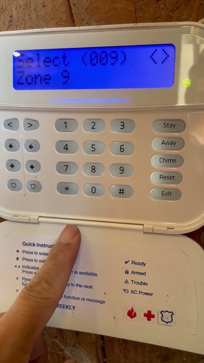 DSC NEO deleting the wireless zones(z9-12) - YouTube