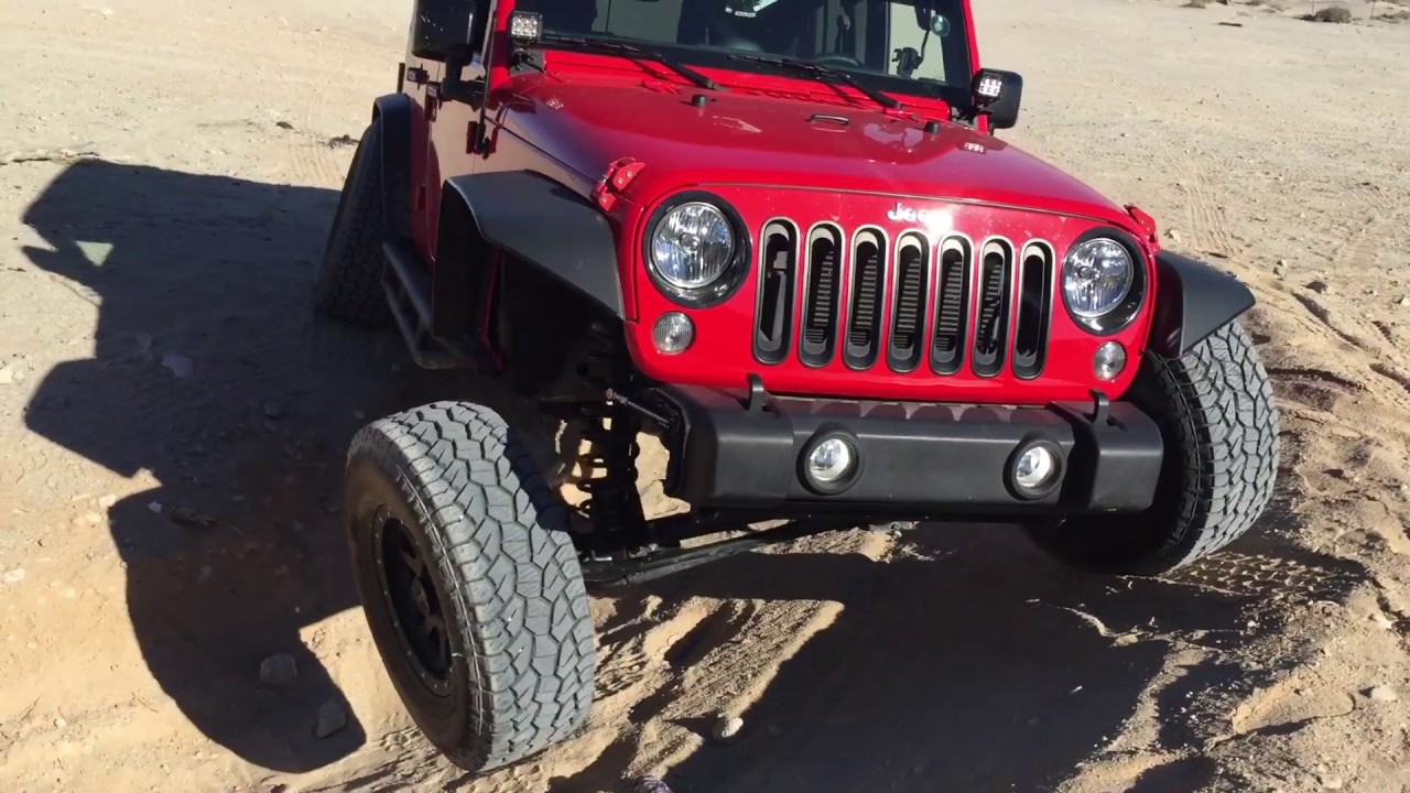 2015 jeep jku 4” zone full lift kit - YouTube