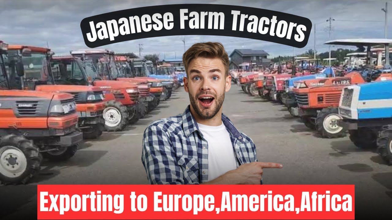 Japanese Farm Tractors | Big stock for Exports | Made in Japan Quality ...