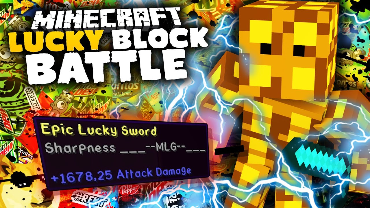 EPIC LUCKY SWORD! | Lucky Block Battle - YouTube