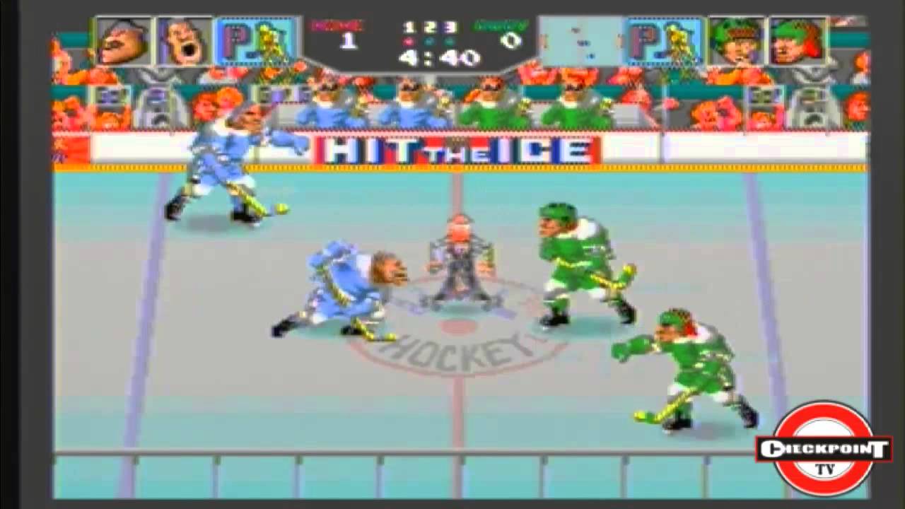 Hit the Ice VHL Cartucho Mega Drive Sega Genesis - YouTube