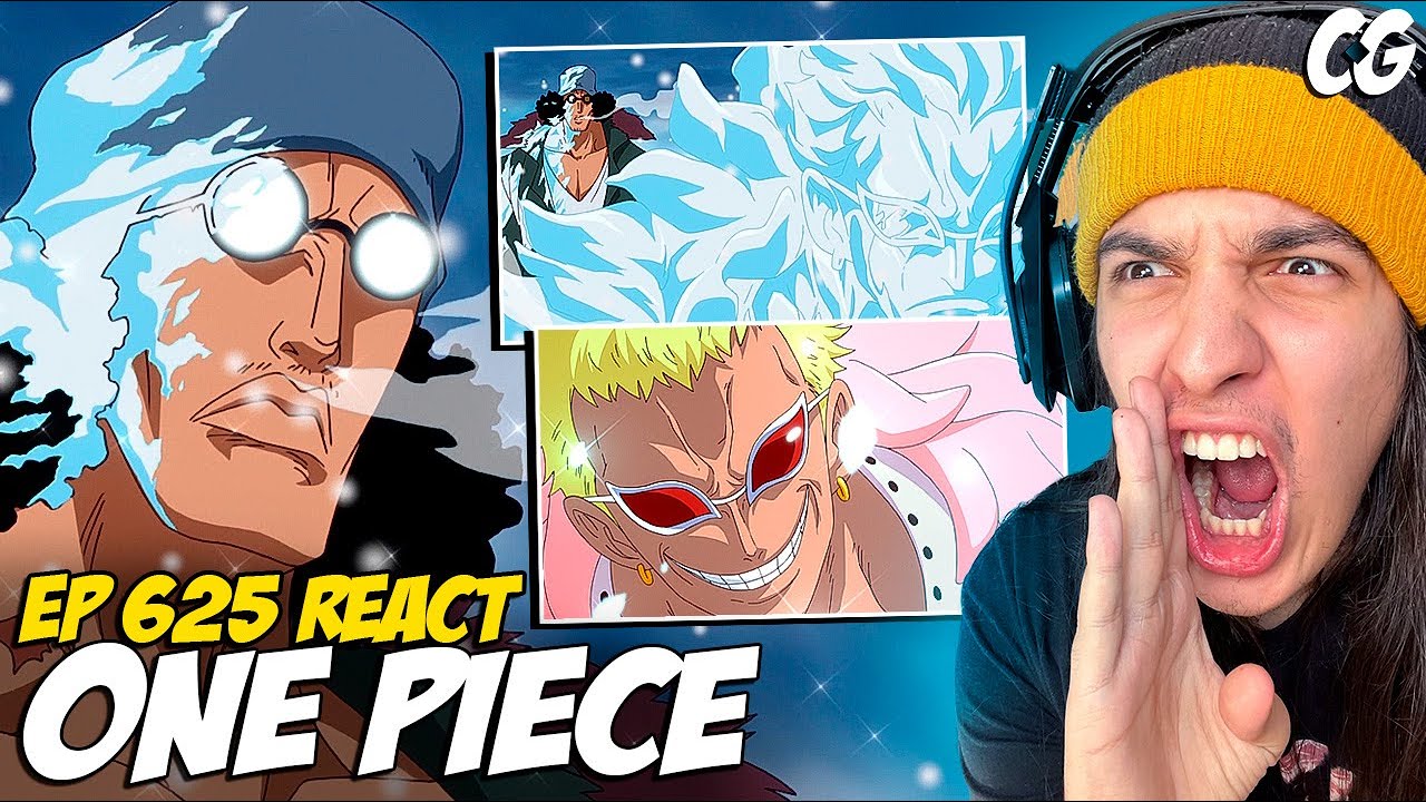 AOKIJI VS DOFLAMINGO! FINAL DE PUNK HAZARD!!! - React One Piece EP 625 ...