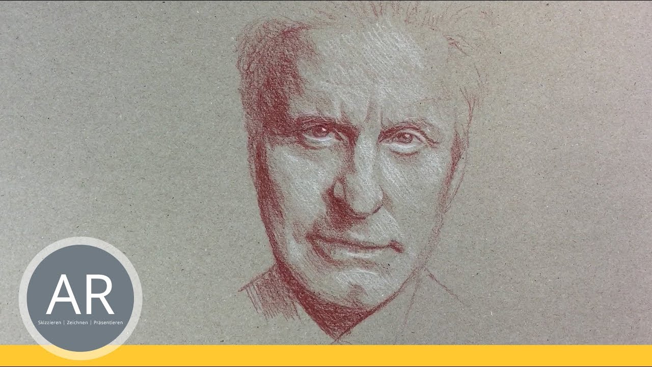 Realistische Portraits zeichnen lernen. Gesichter zeichnen. Porträt ...