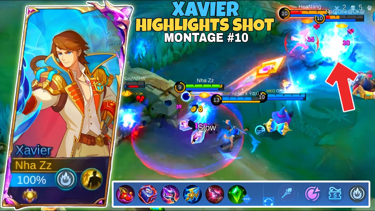 XAVIER DOUBLE KILL ONE SHOT MONTAGE #10 ! XAVIER TOP1 GLOBAL BUILD AND ...