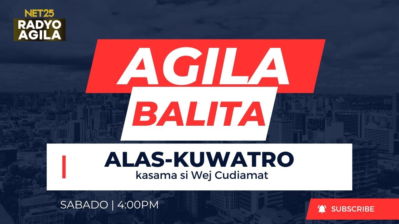AGILA BALITA ALAS-KUWATRO | Sabado | June 1 | 4PM - YouTube