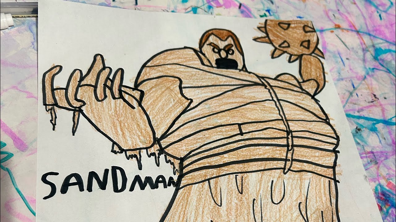 DRAWING THE SANDMAN | MARVEL ULTIMATE ALLIANCE 3: THE BLACK ORDER - YouTube