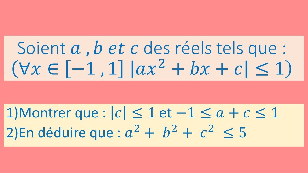 exercice difficile : la logique mathématiques - YouTube