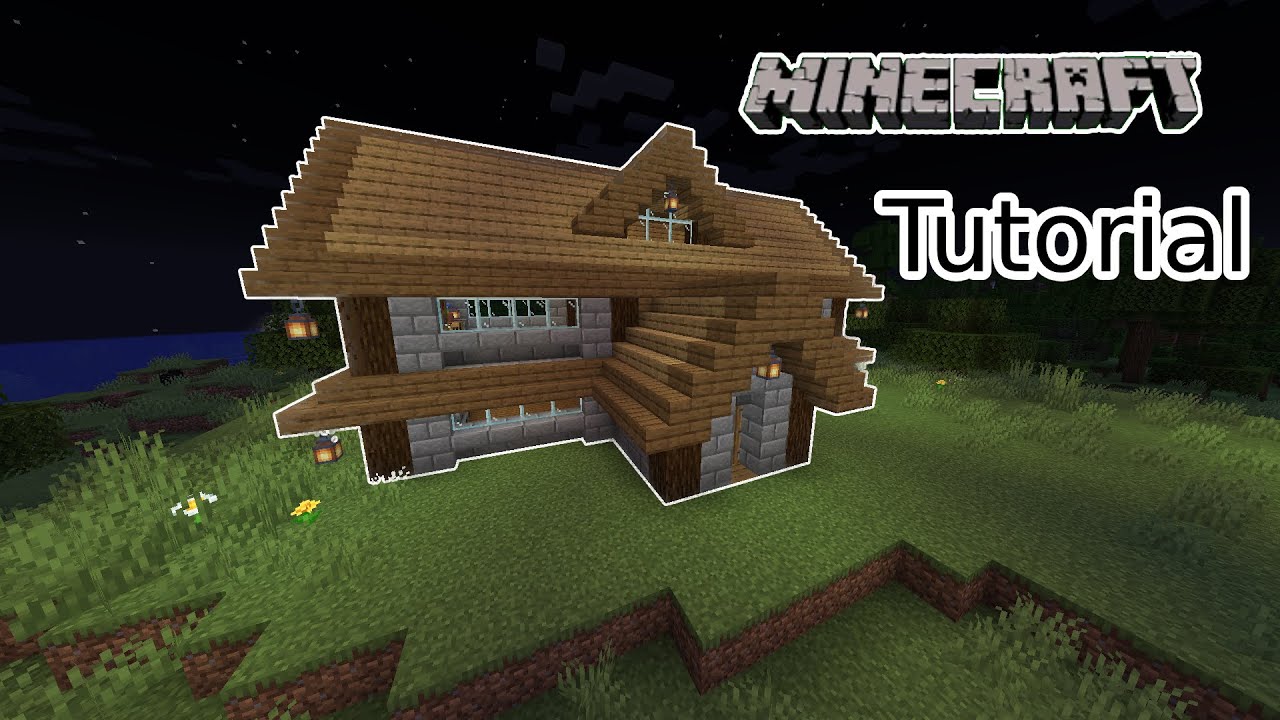 Easy Minecraft house to build for beginners (tutorial). - YouTube