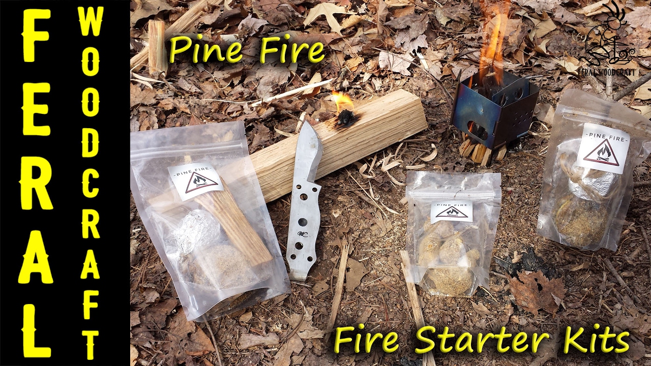 Pine Fire - 100% Natural and Dependable Fire Starters - YouTube