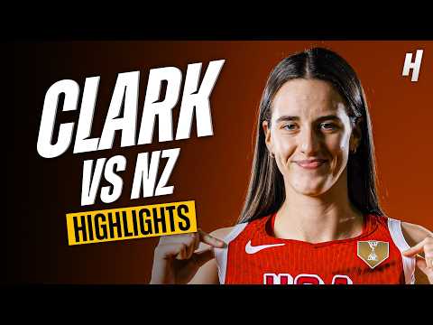 Caitlin Clark SHOWS OUT vs New Zealand 🔥 FULL HIGHLIGHTS