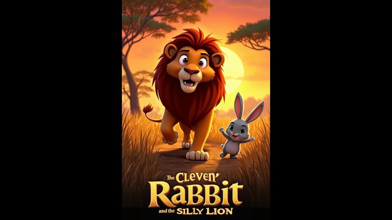 The Clever Rabbit and the Silly Lion #cartoon #story #moralstories # ...