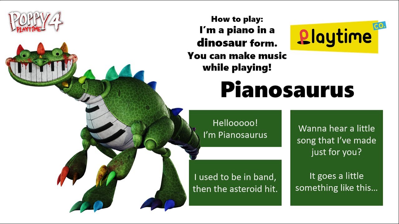 Poppy Playtime Chapter 4 SOUNDBOARD Cutout Cardboard Yarnaby ...