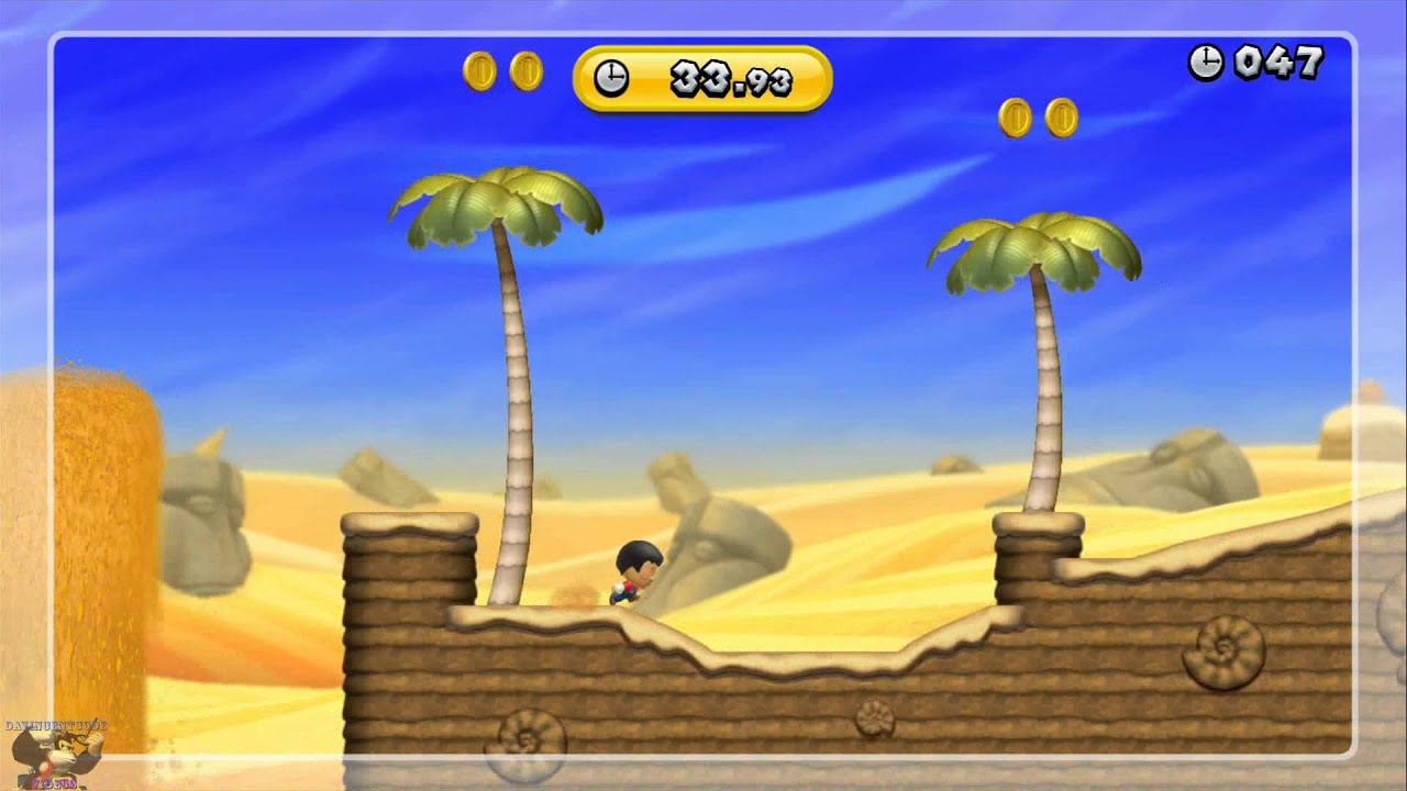 NSMBU - Stone-Eye Desert Dash - 53,86 - YouTube