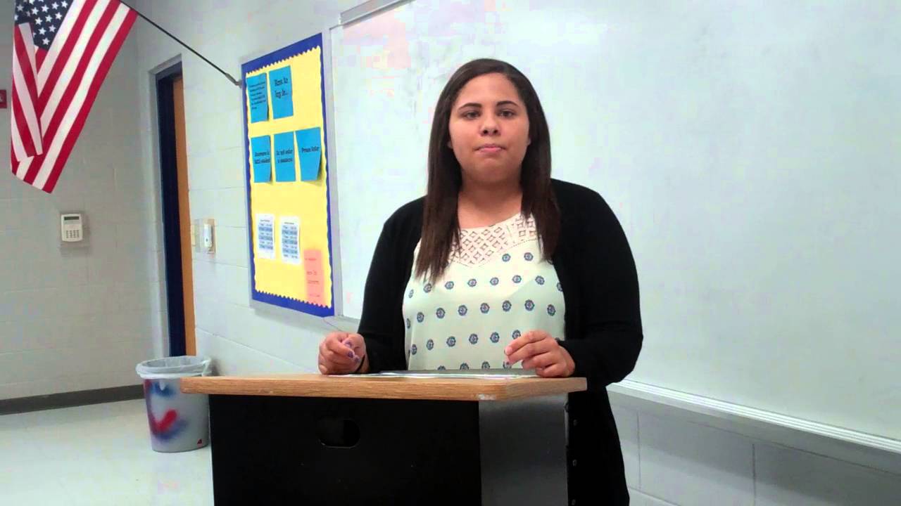 Katherine Berman's Persuasive Speech - YouTube