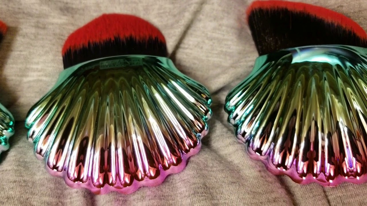 Seashell Makeup Brushes! - YouTube