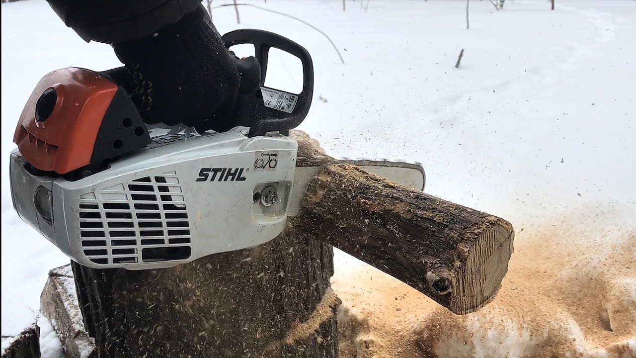 Бензопила STIHL MS194T - YouTube