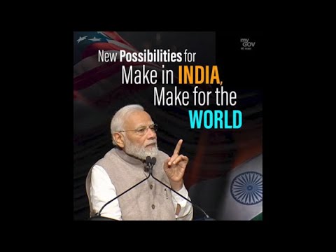 New Possibilities for #MakeInIndia, Make for the World - YouTube