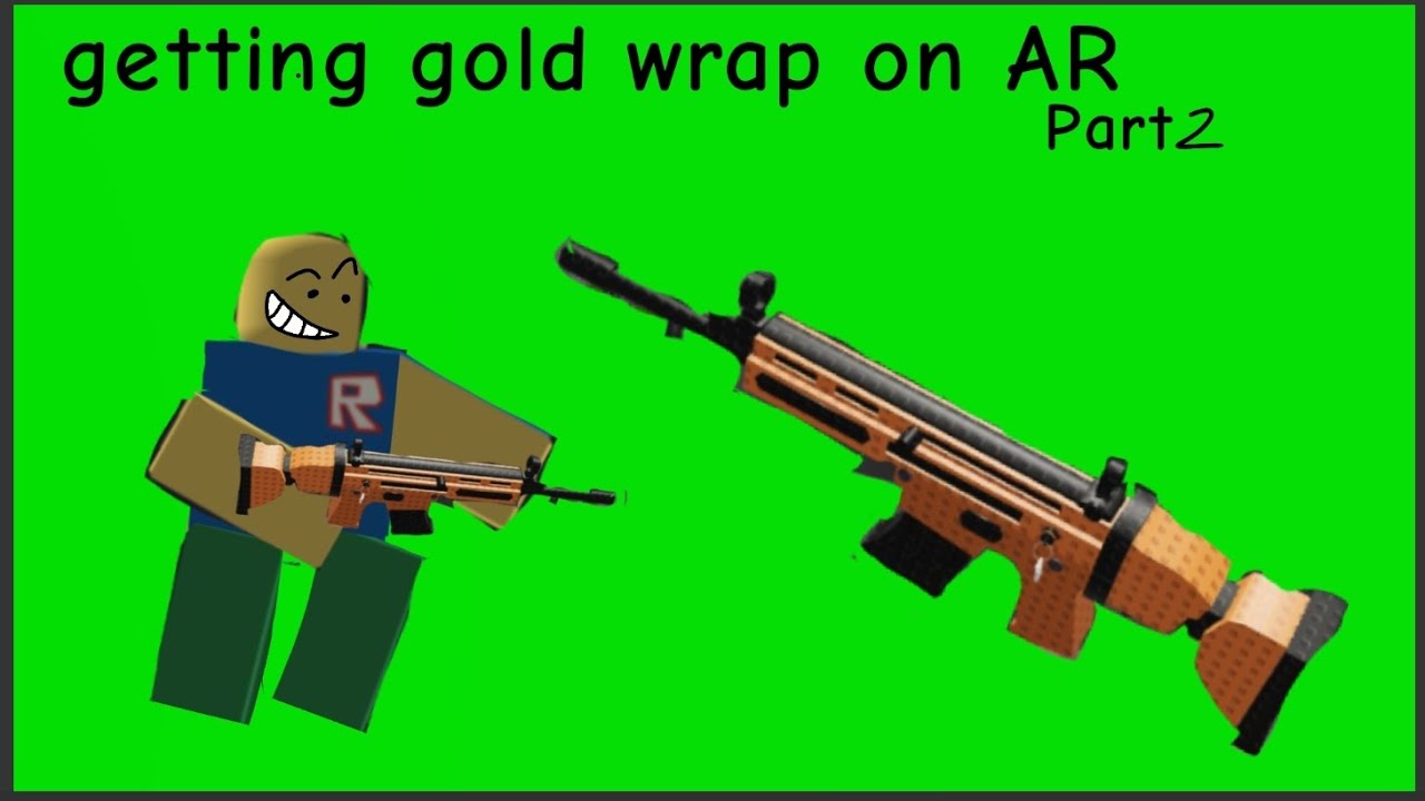 Trying to get gold wrap on AR [Roblox RIVALS] intro to. - YouTube