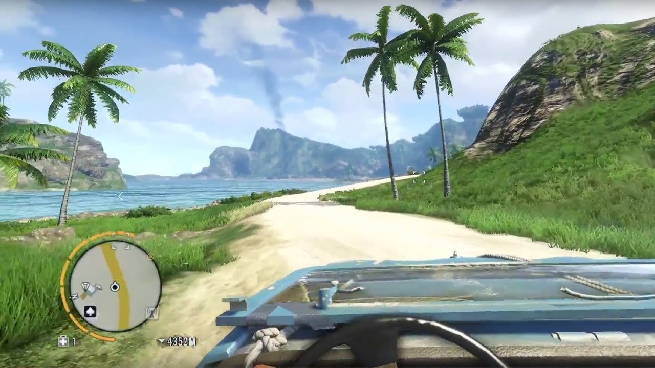 HOW BIG IS THE MAP in Far Cry 3? Drive Across the Map - YouTube