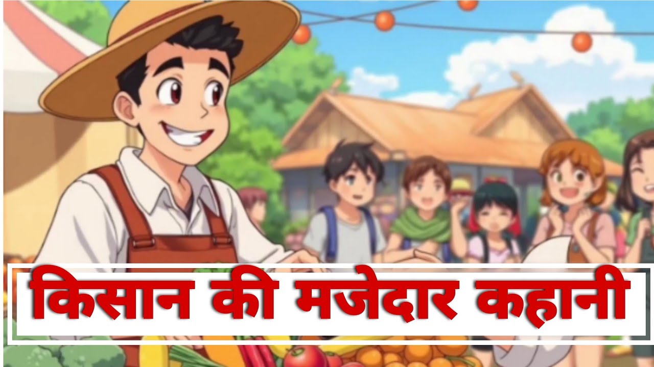Kisan Ki Kahani | किसान की कहानी | Story Of Kishan | Cartoon Story In ...