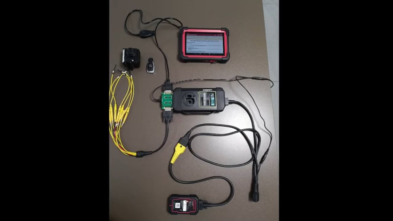 LAUNCH X431 IMMO PLUS/Elite Programming Mercedes Benz W204 All Key Lost ...