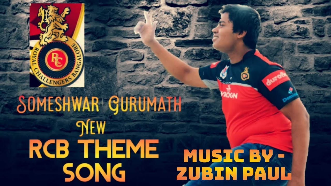 RCB Theme Song (Album song) || Someshwar Gurumath || Zubin Paul - YouTube