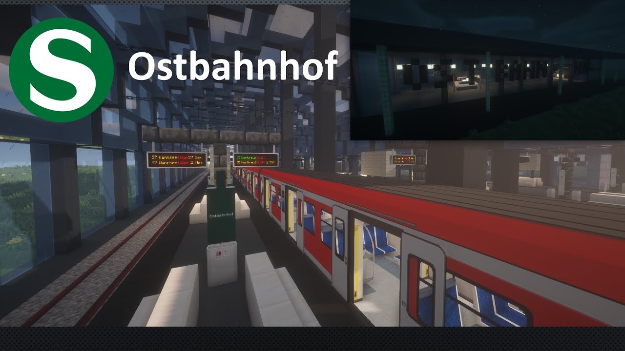 Der neue Ostbahnhof | Berliner S-Bahn in Minecraft! - YouTube