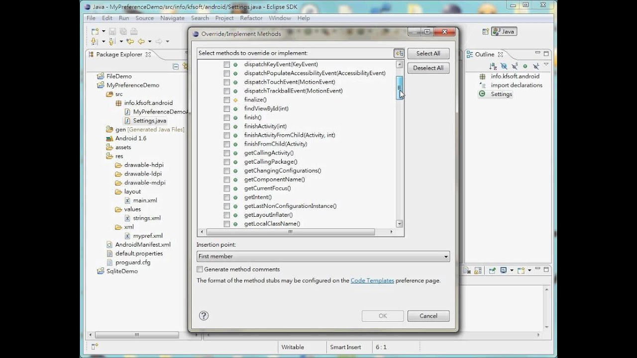 (12) Android Beginner Tutorial - Preference Manager - YouTube